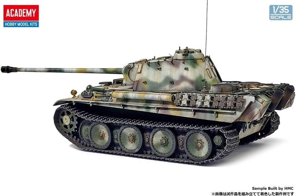 ACADEMY PZ.KPFW.V Panther Ausf.g, Scale 1/35, Model Kits 8809845381273 ...