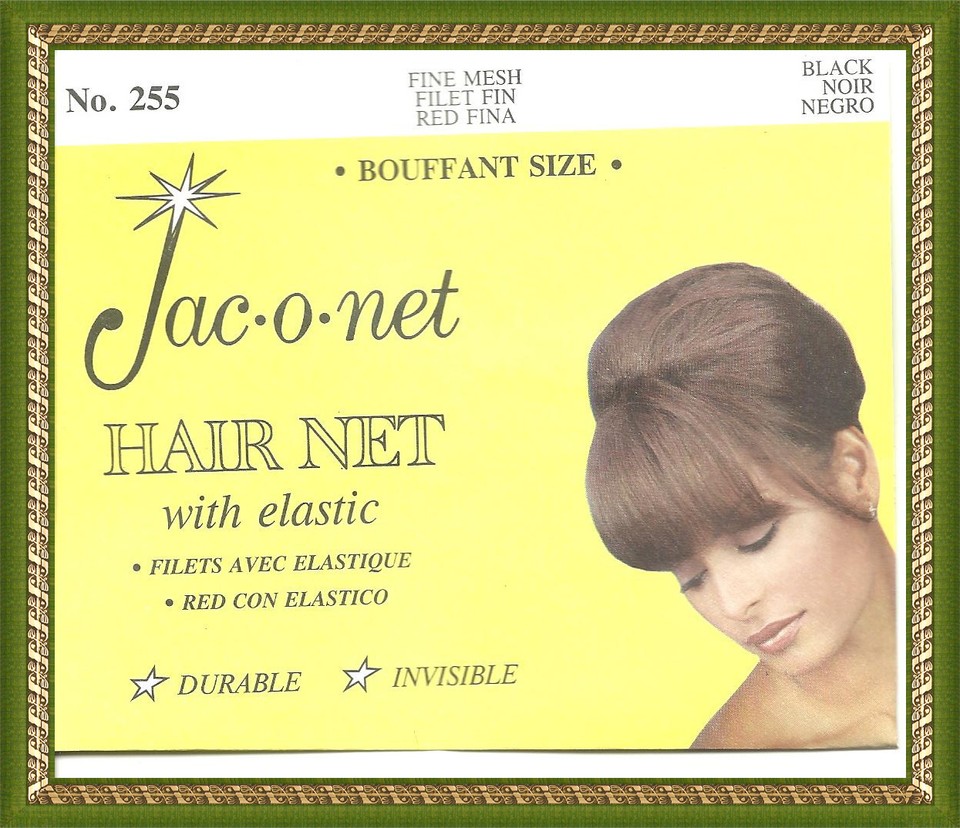 Jac-O-Net FRENCH TINY bob size ultra fine nylon mesh Bouffant Invisible ...