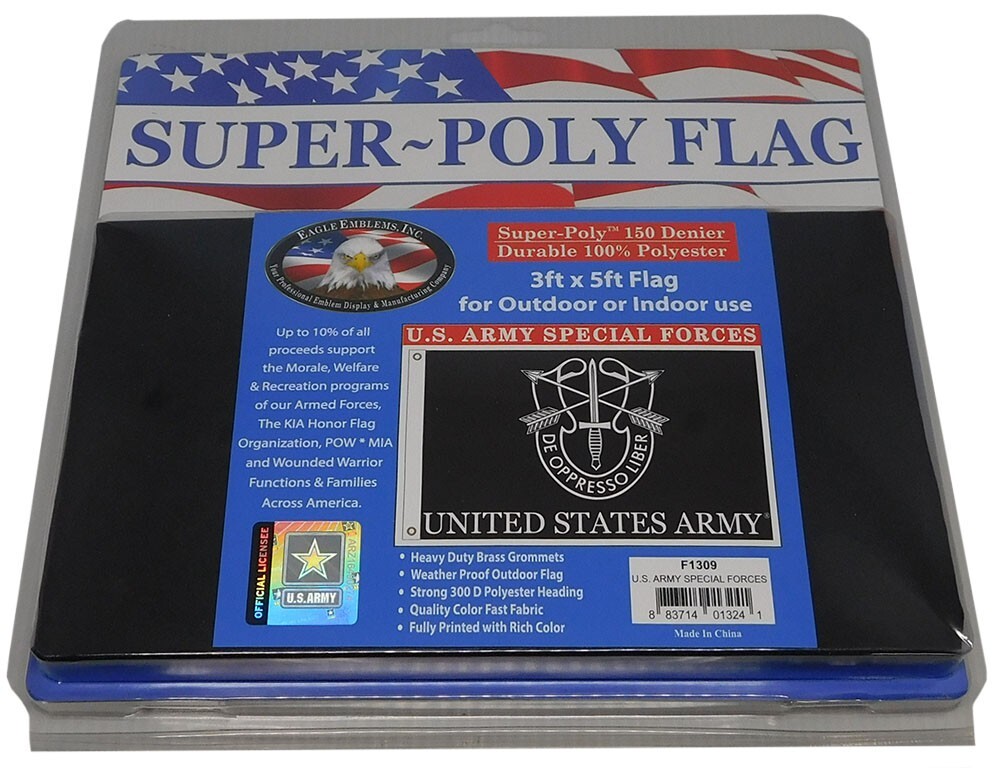 3X5 United States Army SPECIAL FORCES De Opresso Liber Polyester Flag ...