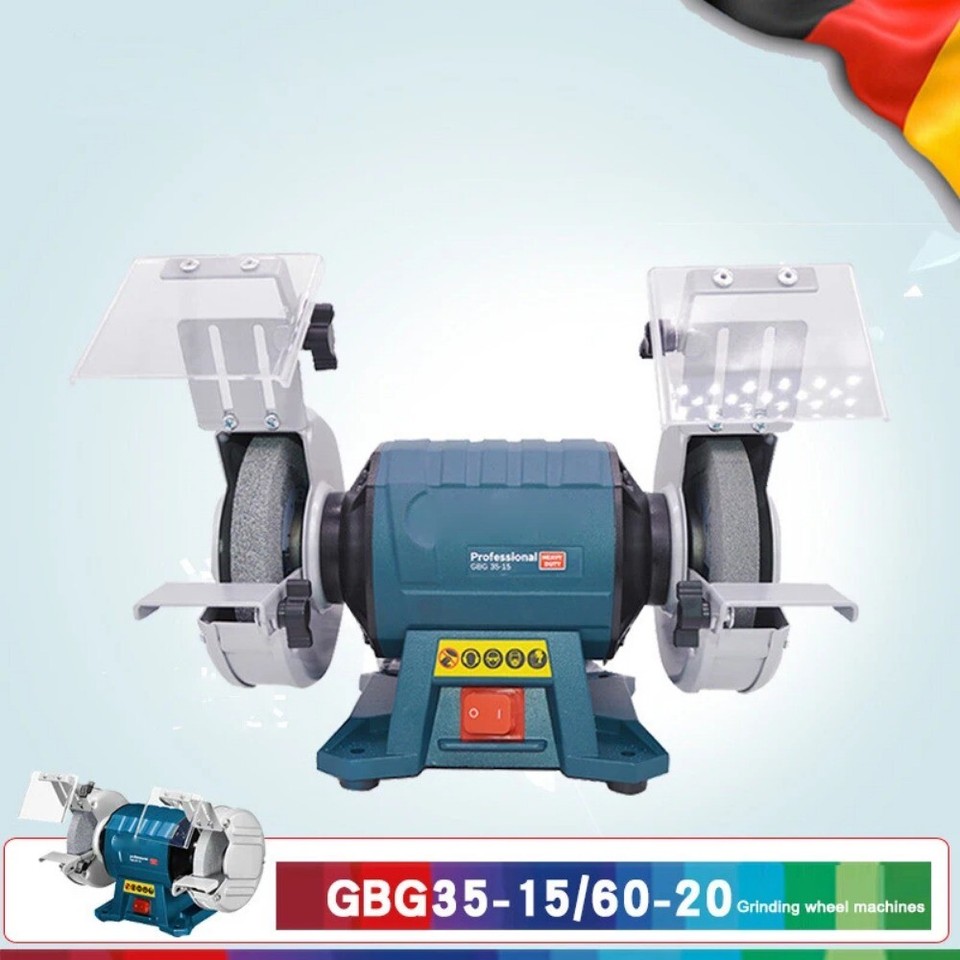 Electric Grinding Machines GBG35-15 GBG60-20 Vertical Bench Grinding ...