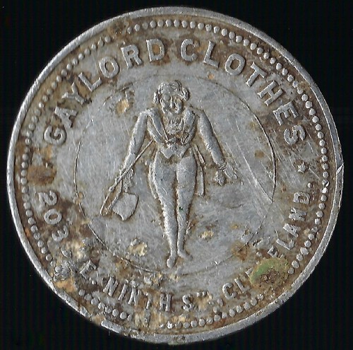 LARGE PRIMITIVE ANTIQUE ADVERTISING TOKEN ADVERTISEMENT COIN DOLLAR | eBay