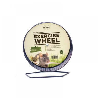 Small Animal Metal Wheel Deluxe MEDIUM for Mice, Rats, Small Rodents ...