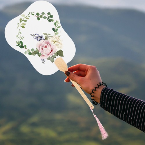 4 Pcs Plantain Fan Child Hand Graffiti Fans Easy Access Handheld | eBay UK