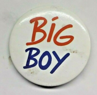 Big Boy Pin Badge 1990s | eBay
