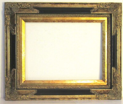 VINTAGE BAROQUE GILDED / BLACK FRAME 16 X 12 INCH ( f-43) | eBay