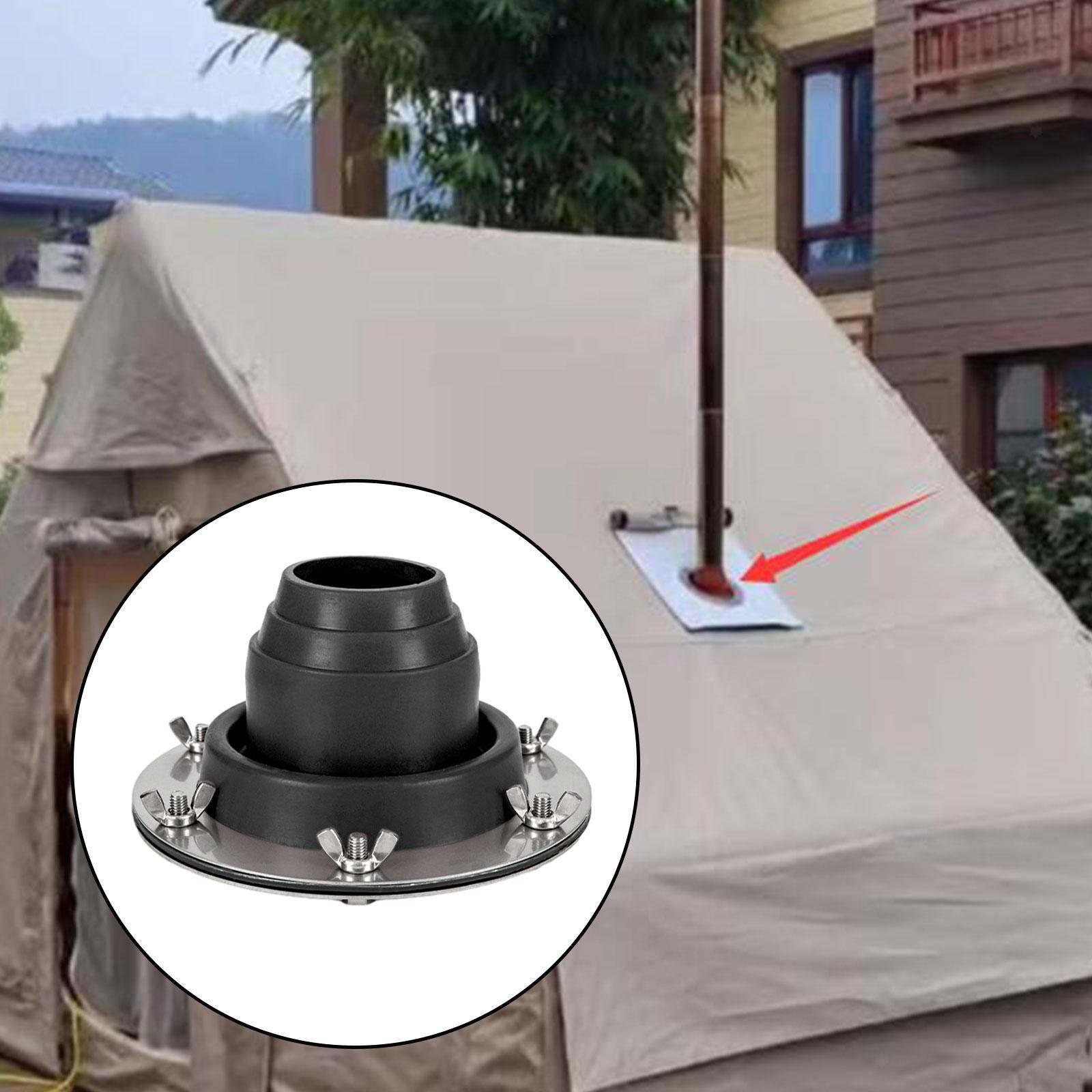 Silicone Hot Tent Stove Jack Anti Scald Protection Ring for Sheds Log ...