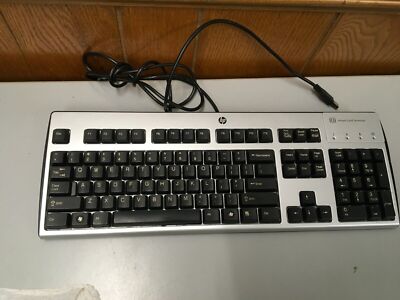 lot of 12 Genuine HP Wired USB Keyboard w Smart Card Reader KUS0133 ...