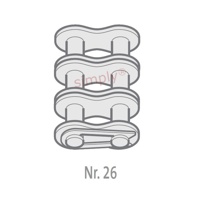 Renold SD60-3-NO26 ANSI/AS Triplex Chain Spring Link 3/4 inch Pitch | eBay
