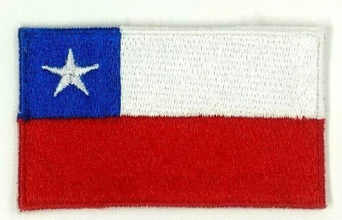 us seller small Chile Chilean FLAG sew or Iron On Patch 1650 | eBay