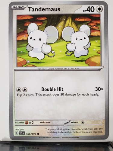 Tandemaus 160/198 - NM / M - Scarlet Violet Pokemon Card - Yuu Art | eBay
