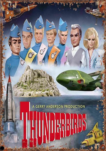 Stingray Thunderbirds A2 Metal Sign Poster indoor outdoor | eBay UK