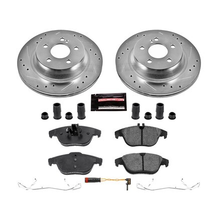 Powerstop Brakes K6715 Z23 Daily Driver Carbon Fiber Ceramic Brake Pad ...