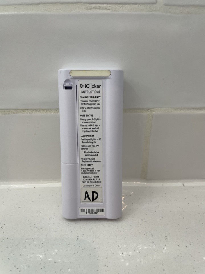 iClicker + Plus Student Response Remote Control model RLR15 Working | eBay