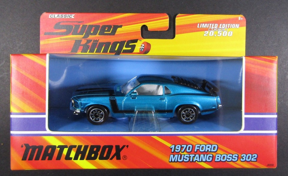 Matchbox SUPER KINGS K-205 1970 MUSTANG BOSS 302 Sealed Package O6 ...