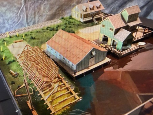 The Lauck Street Shipyard A Craftsman Style Kit HO Scale | eBay