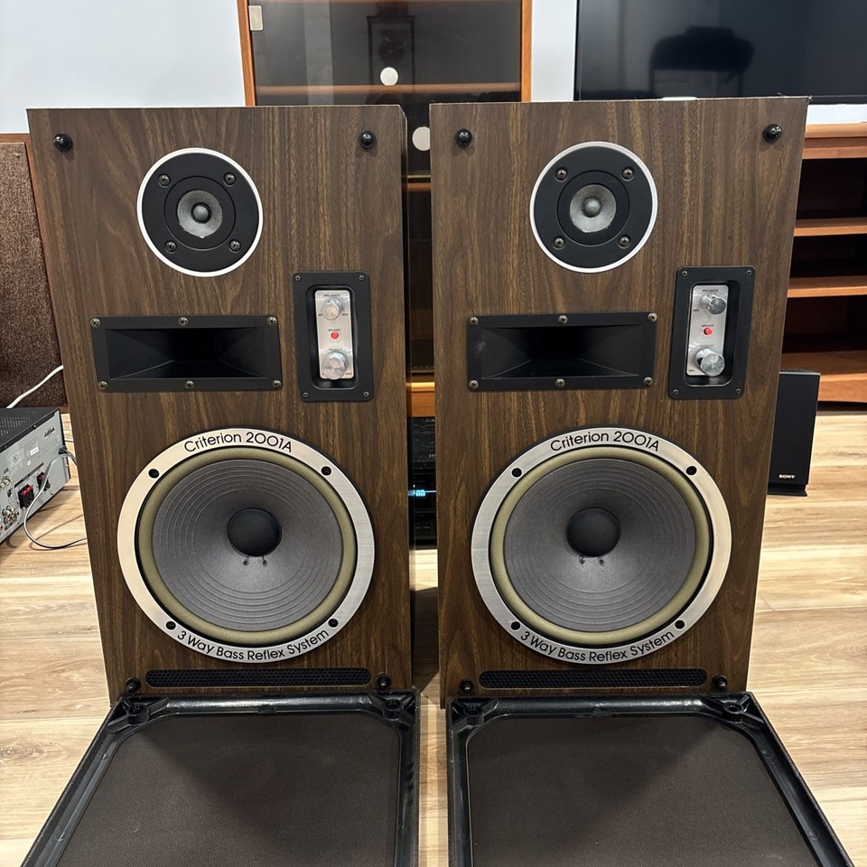 Lafayette Criterion 2001A Speaker Pair w/Grilles Floor Tested & Works ...