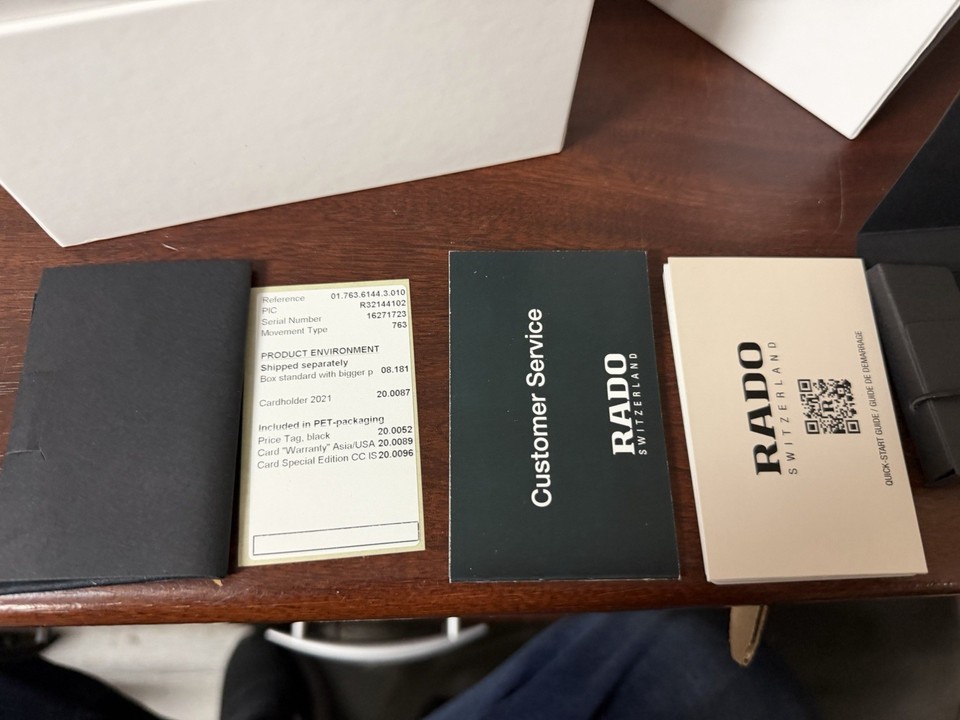 Rado Captain Cook Automatic Stainless Steel Black Dial Men's Watch ...