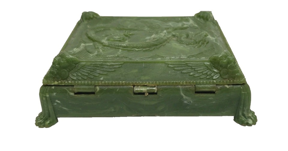 Vintage 1940's Cruver Chicago Celluloid Dragon Gargoyle Playing Card ...