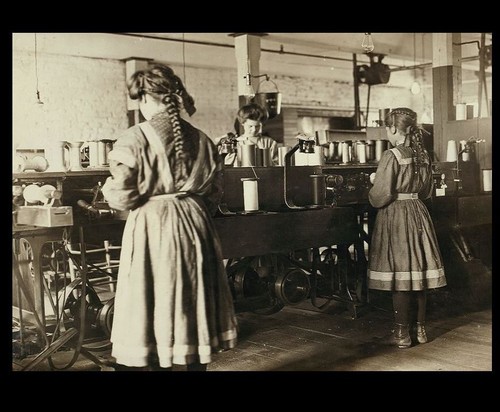 1909 Girls Cotton Mill Worker PHOTO Children Child Labor Factory ...