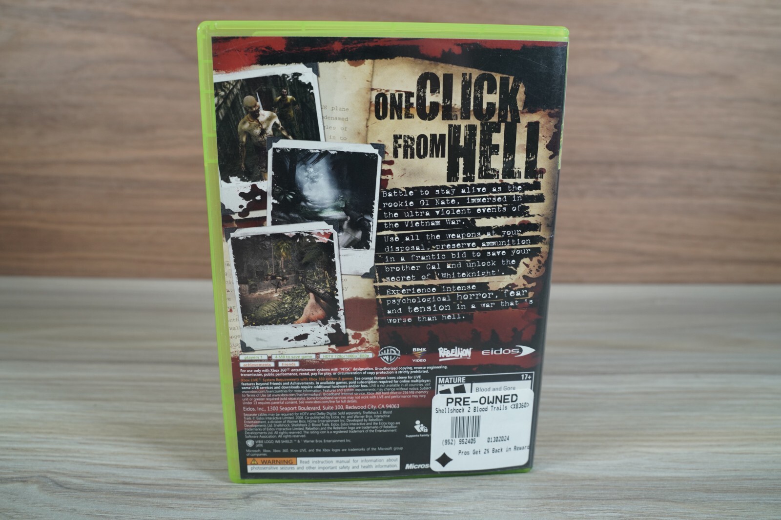 Shellshock 2: Blood Trails (Microsoft Xbox 360, 2009) for sale online ...
