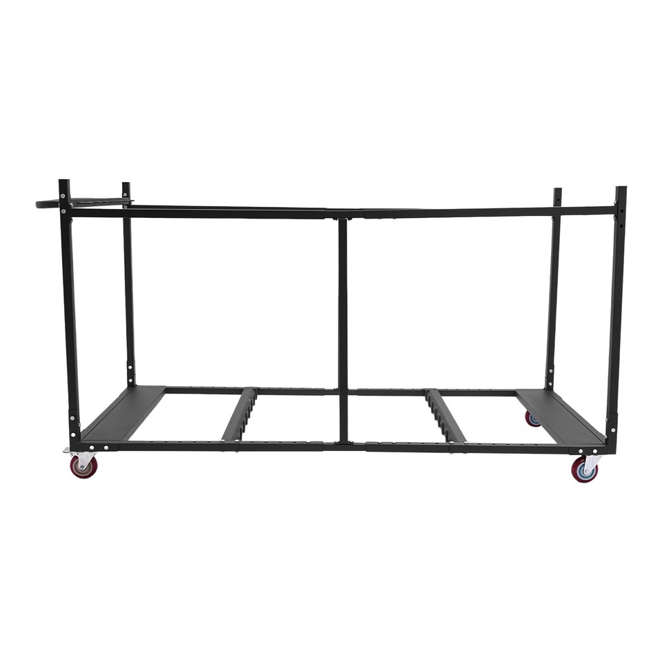 Folding Table Cart Folding Table Trolley Q235 Steel Table Storage Rack ...