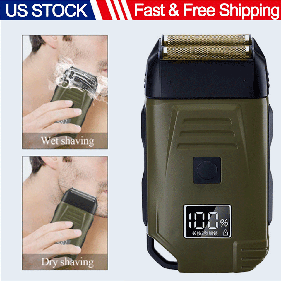 USB Electric Shaver Trimmer Razor Rechargeable Hair Beard Shaving ...