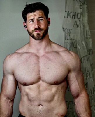 [Z428] Handsome Male Cute Model Showing Off Body Manly Physique | eBay