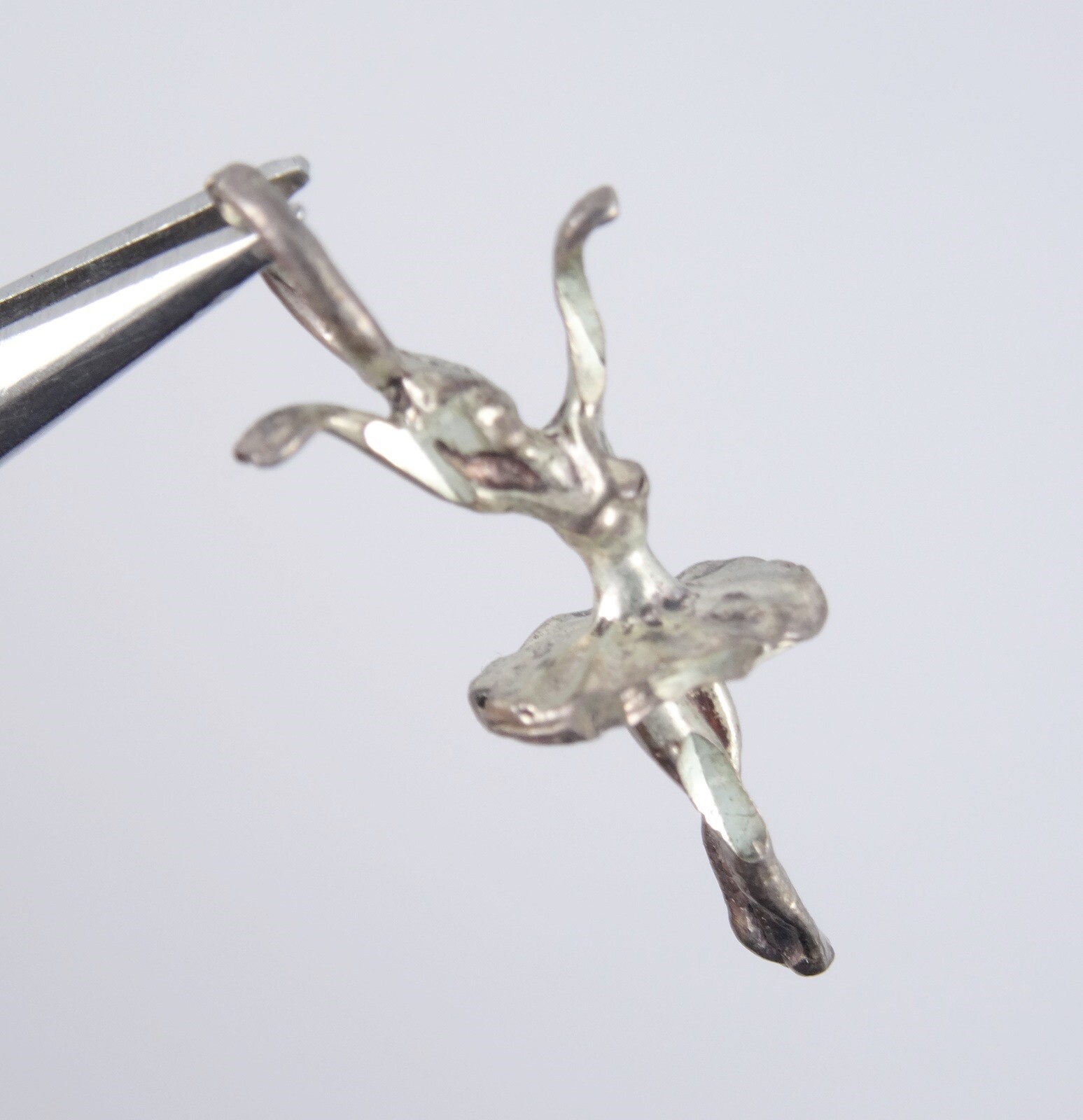 VINTAGE DETAILED BALLERINA STERLING 3D CHARM PENDANT … - Gem