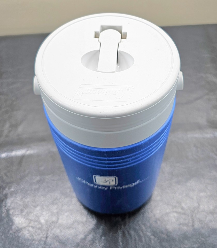 Coleman Polylite 5590 1/2 Gallon Water Jug Cooler Blue J.C.Penny | eBay