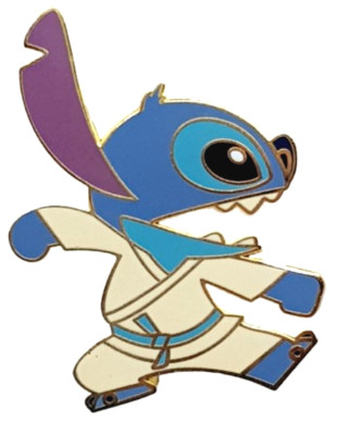 NEW RARE LE 200 Disney Pin Stitch Karate Kung Fu Gi Gear Acme Ready for ...