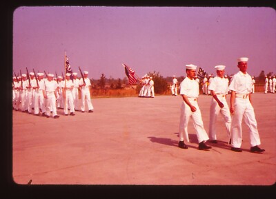 Vintage Photo Film Slide 1960's Navy Graduation Parade | eBay