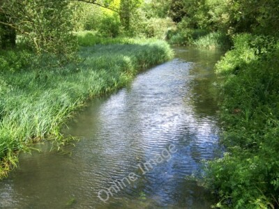 Photo 6x4 River Allen, Stanbridge Chalbury/SU0106 The River Allen is ...