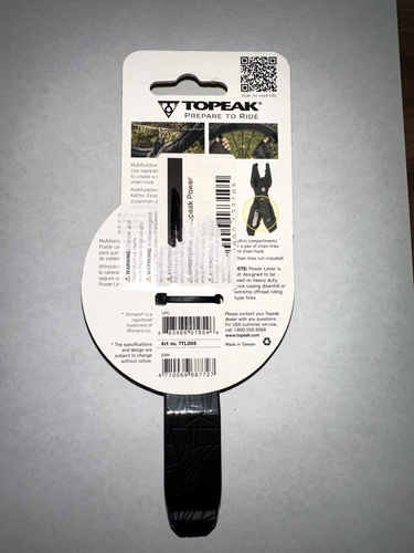 NEW! Topeak Power Lever Bike Multi Tool Chain/ Master Link Pliers and ...