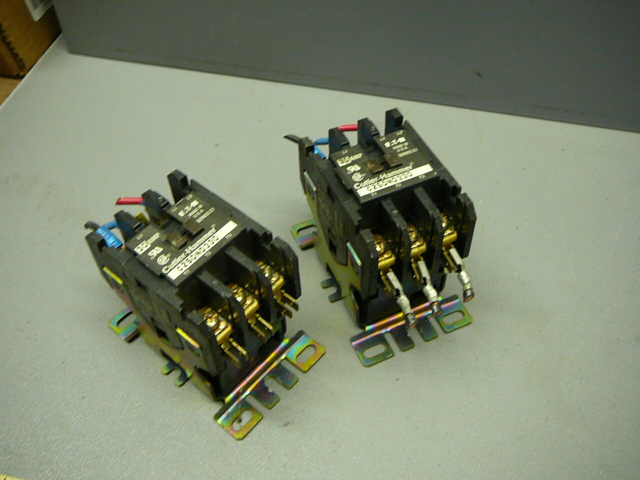 EATON/CUTTLER HAMMER C25DND330 SER C-1 24V coil CONTACTOR, 30A LOT OF 3 ...