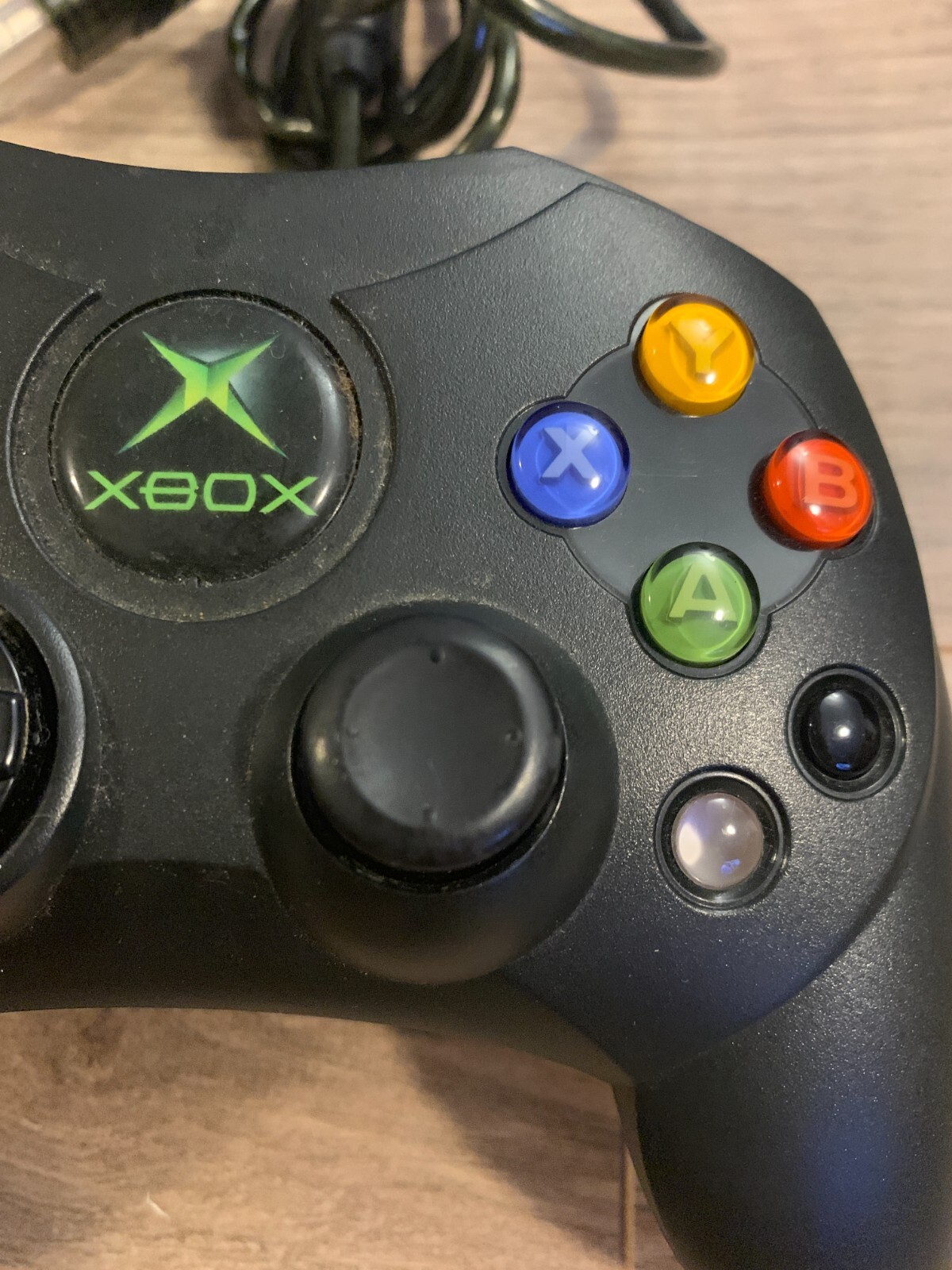 Original Xbox S-Type Controller (Black) Genuine / OEM / With Breakaway ...