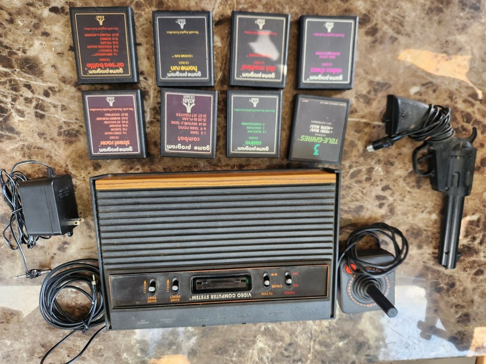 ATARI Cx-2600 A Vintage Video Computer System Game Console Gun 81620063 ...