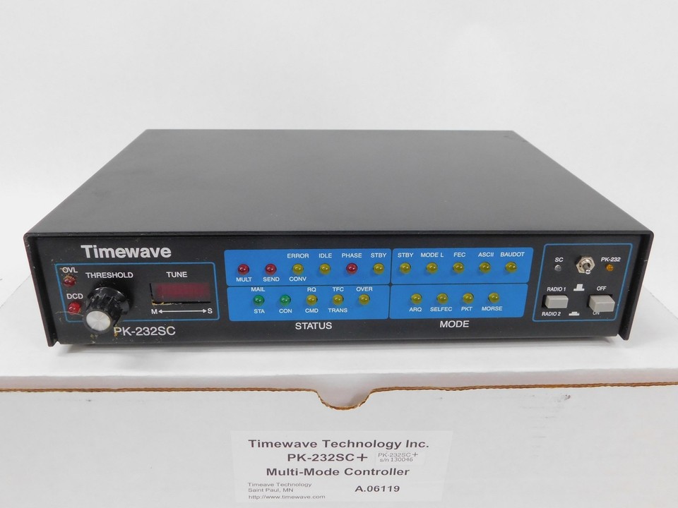 Timewave PK-232SC+ Ham Radio Multi-Mode Controller + Box (good ...