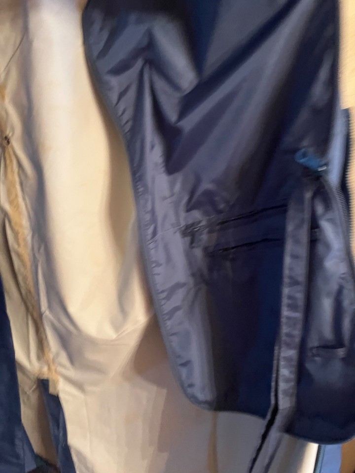 RUBBER MACKINTOSH AGU STYLE RUBBER/NYLON size 36 packable UNUSED CONDITION | eBay UK