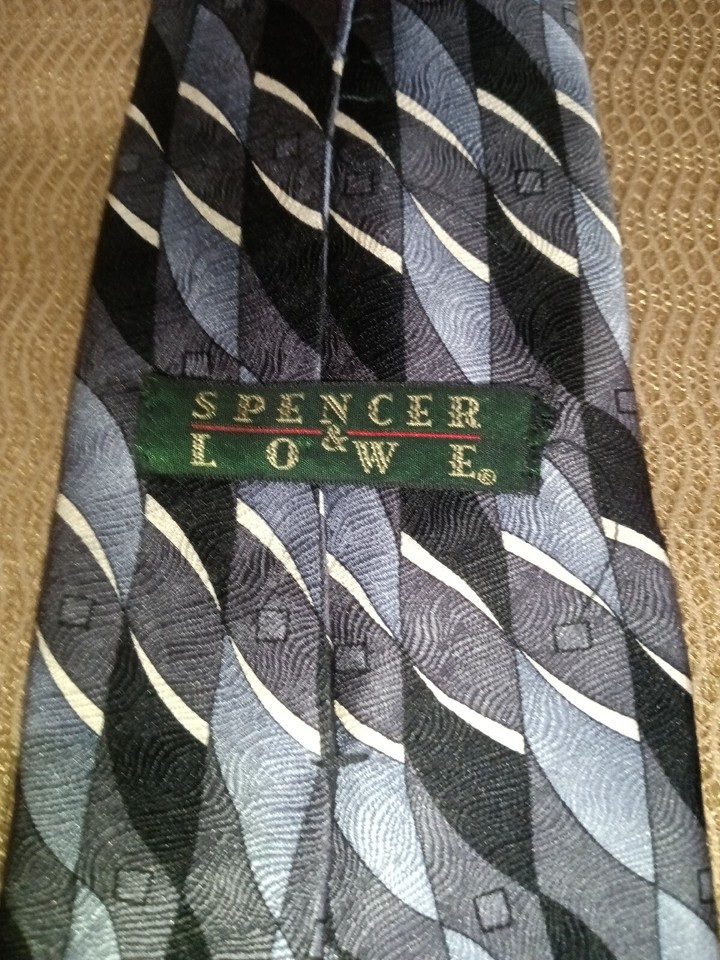Spencer & Lowe Men's Multicolor Silk Tie | eBay