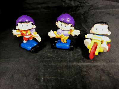 1994 Bobby's World Figurine Bobby riding Tricycle Bike Skateboard ...