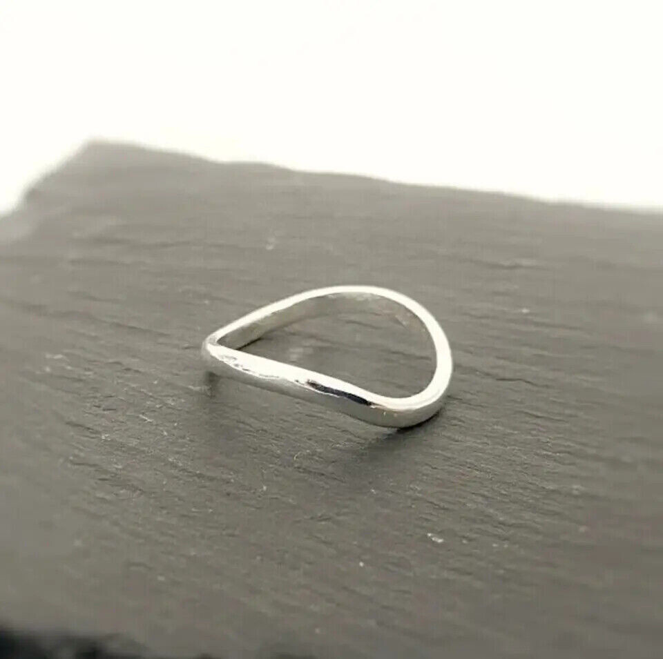 Thumb Band Ring Solid 925 Sterling Siver Handmade Women Thumb Ring All ...