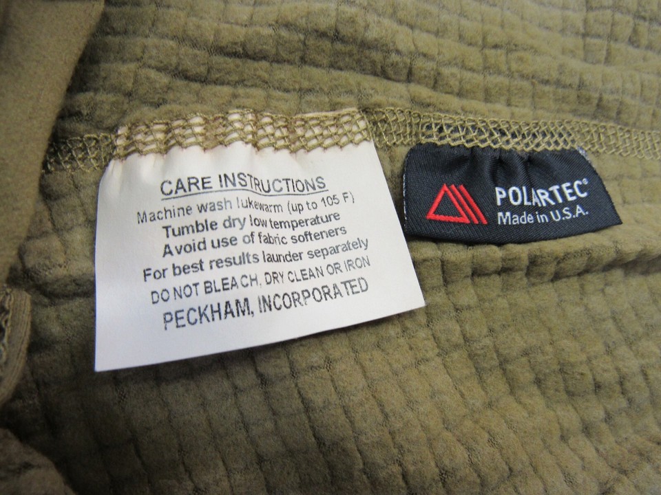 USMC Frog Cold Weather Drawers Pants Waffle Grid Polartec Large US ...