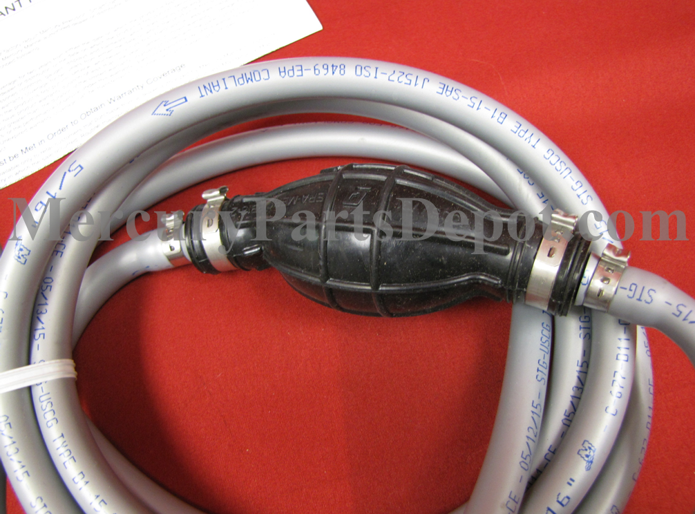 New OEM Mercury Quicksilver Fuel Line Assembly 9 Ft Part # 8M0061899 ...