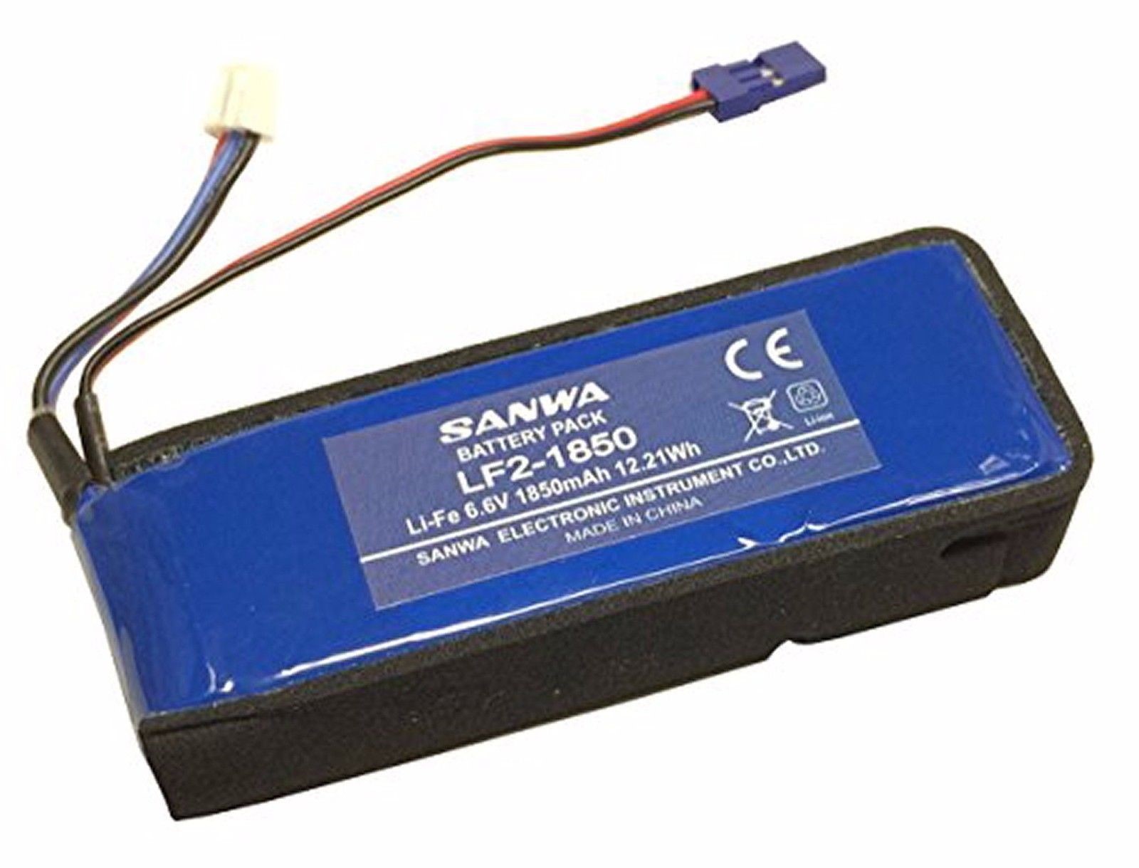 Sanwa 107A10951A Transmitter Battery LiFe 6.6V /1850mAh (M12S, M12, MT ...