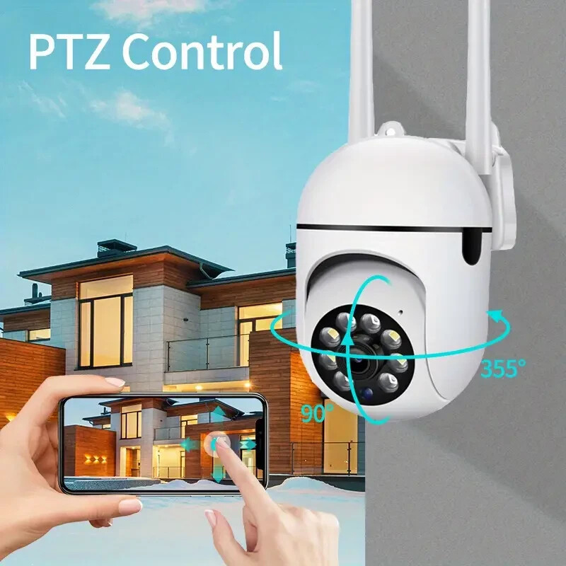 2MP 5G & 2.4G Dual-Band IP Camera Wireless WIFI CCTV HD PTZ Home ...