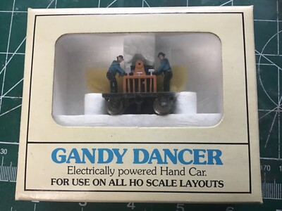 Bachmann HO Scale Powered Gandy Dancer Handcar 46-1202; Runs | eBay