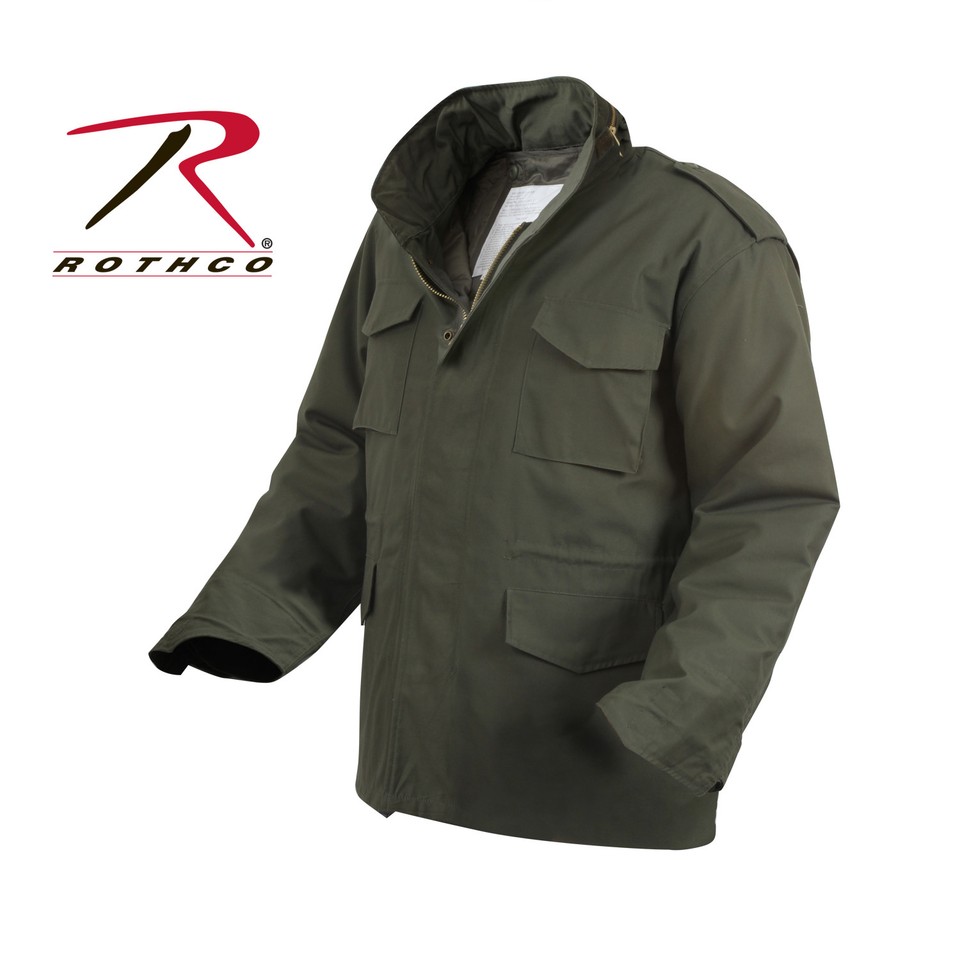 M65 OD GREEN FIELD JACKET NEW WITH LINER | eBay