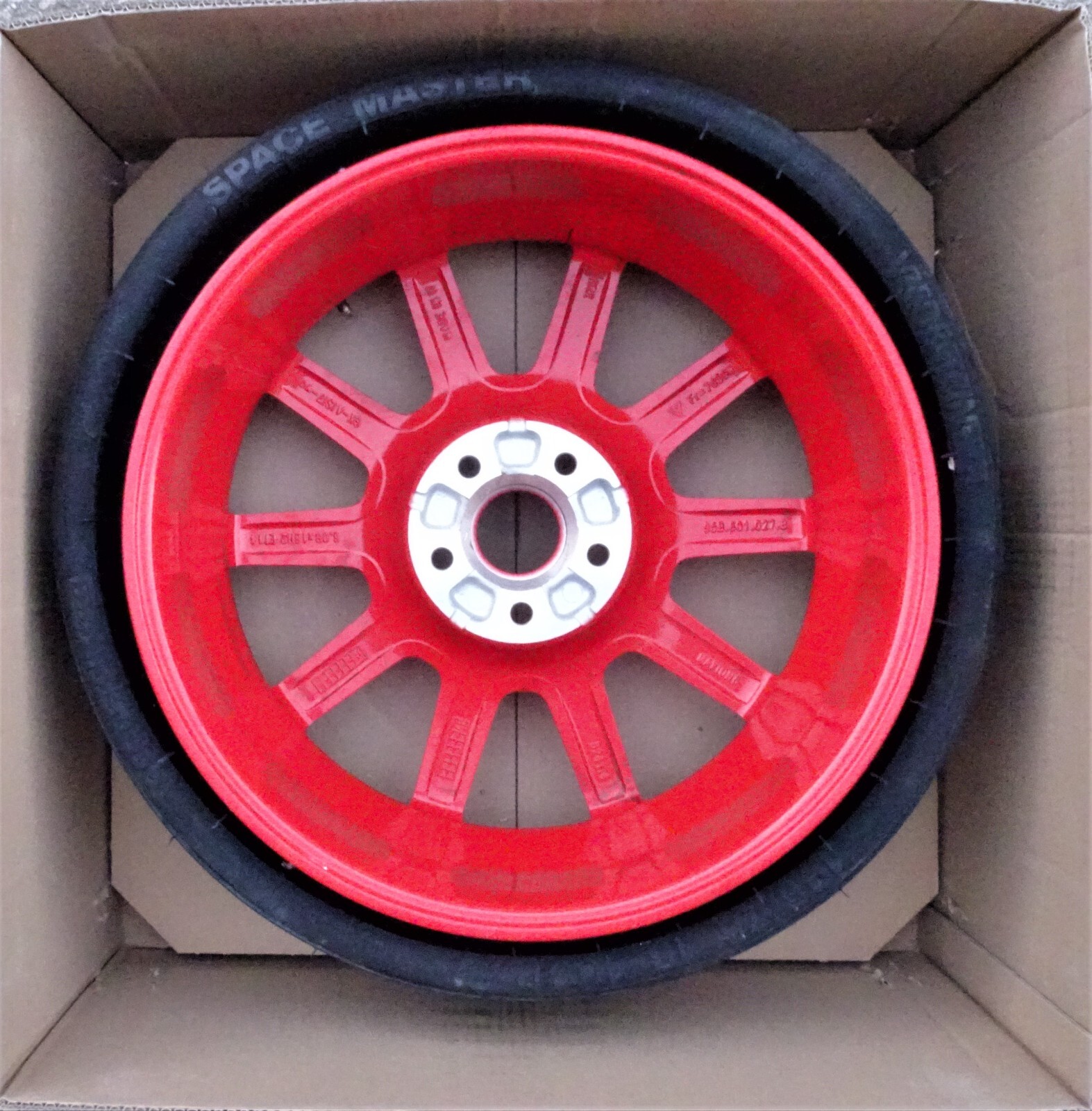 PORSCHE MACAN 2019 23 SPARE WHEEL EMERGENCY WHEEL 195 75 x 18 PART ...