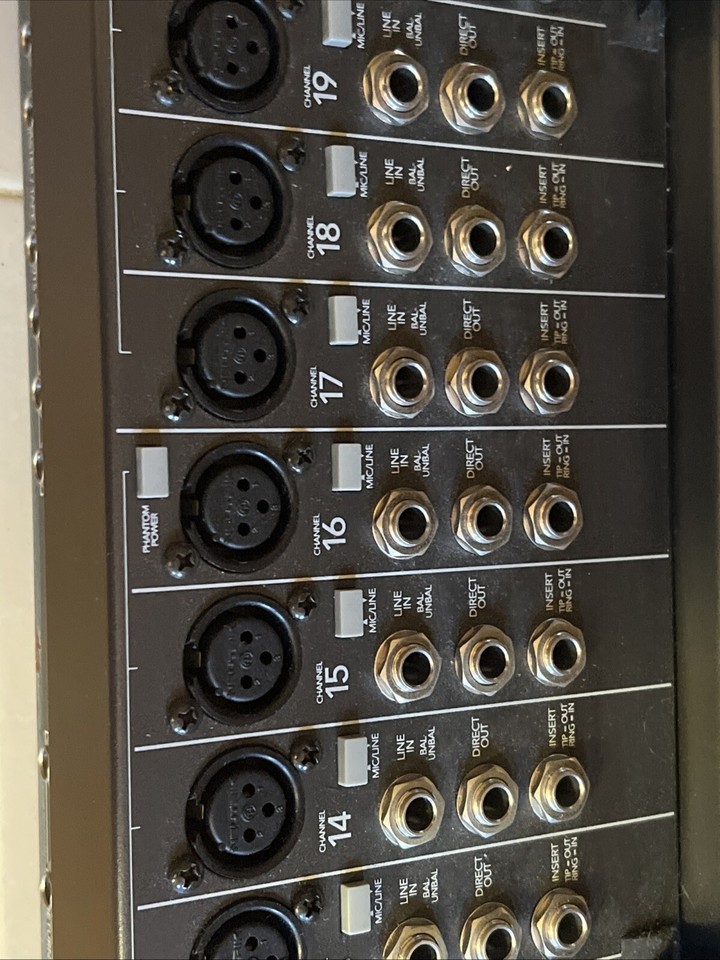 Vintage Mackie 24X8X2 8 Bus Mixing Console With Meter Bridge And Power ...