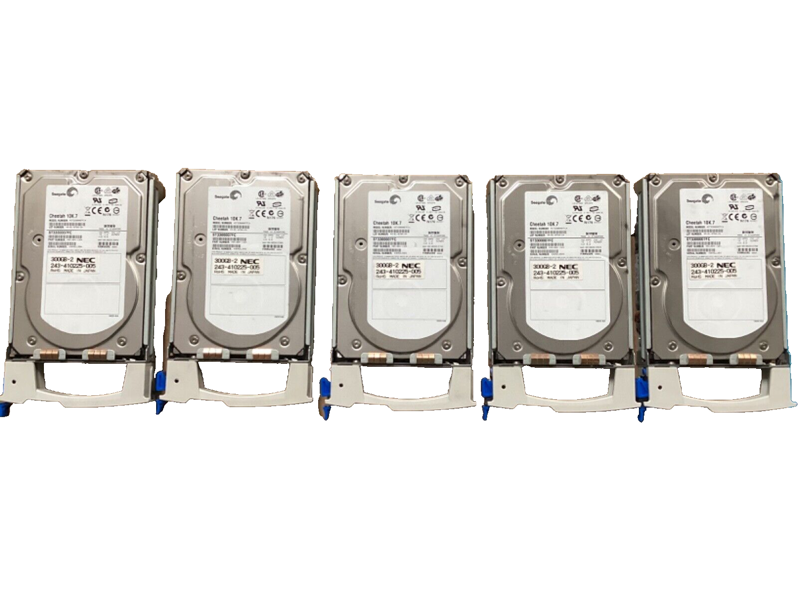 Lot of 5 Seagate Cheetah 10K.7 300 GB,Internal,10000 RPM,3.5 ...